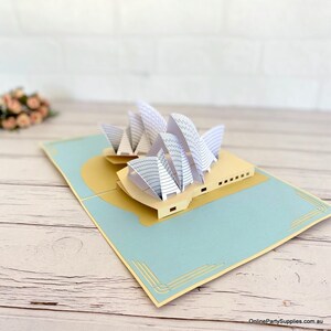 Sydney Opera House Card, Pop up Birthday Card, 3D Card, Bon Voyage ...