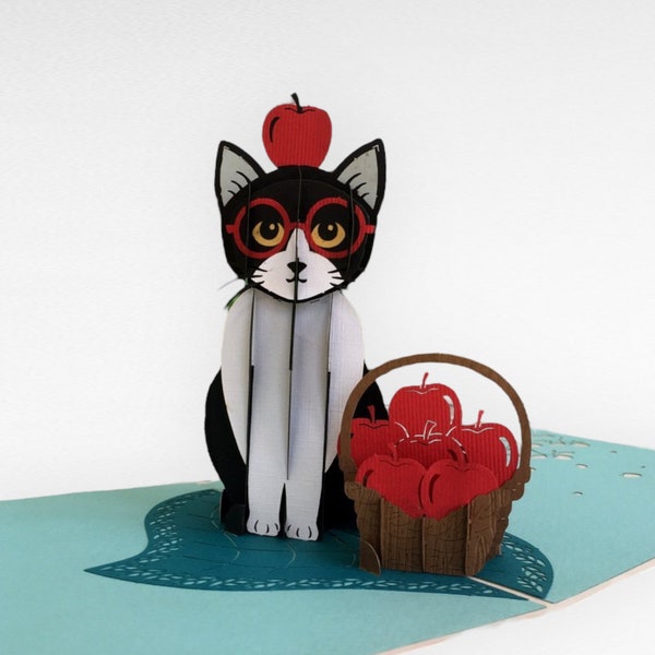 Cat Pop up Card - Etsy