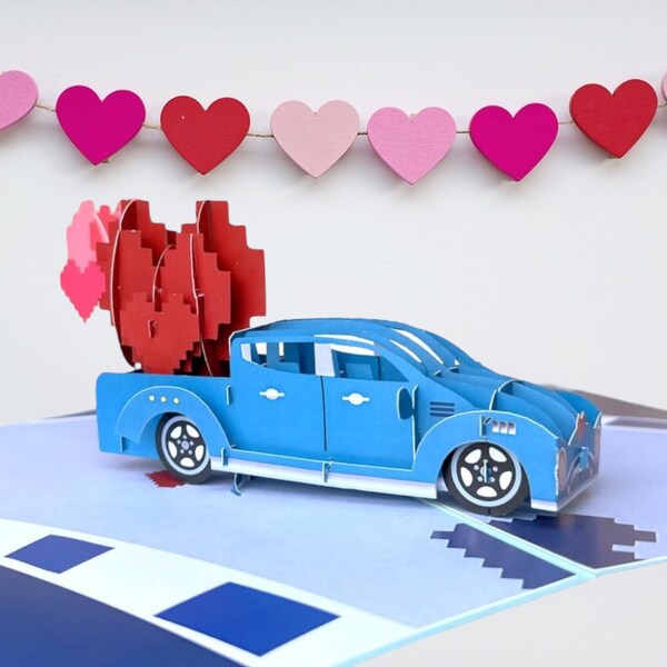 Race Car Pop up Card - Etsy