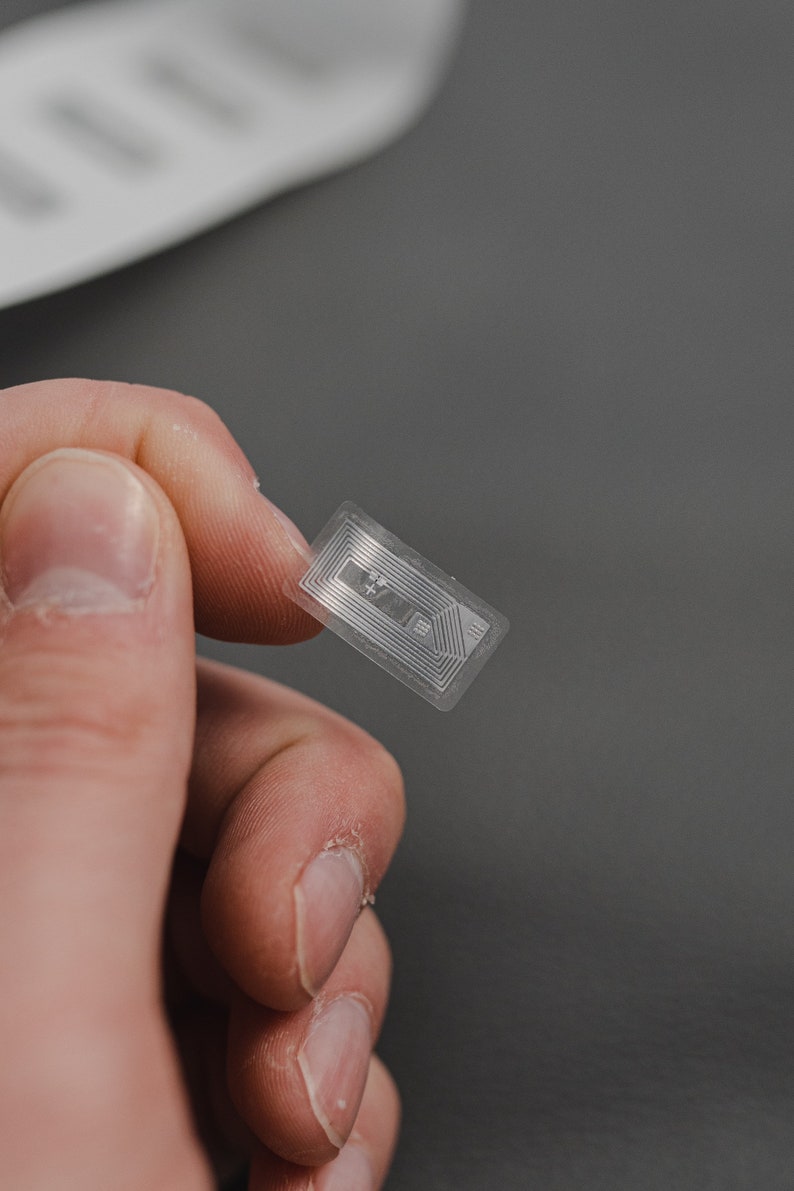 Small NFC Sticker NTAG213 Wet Inlay Transparent Mini Self Adhesive 144 ...