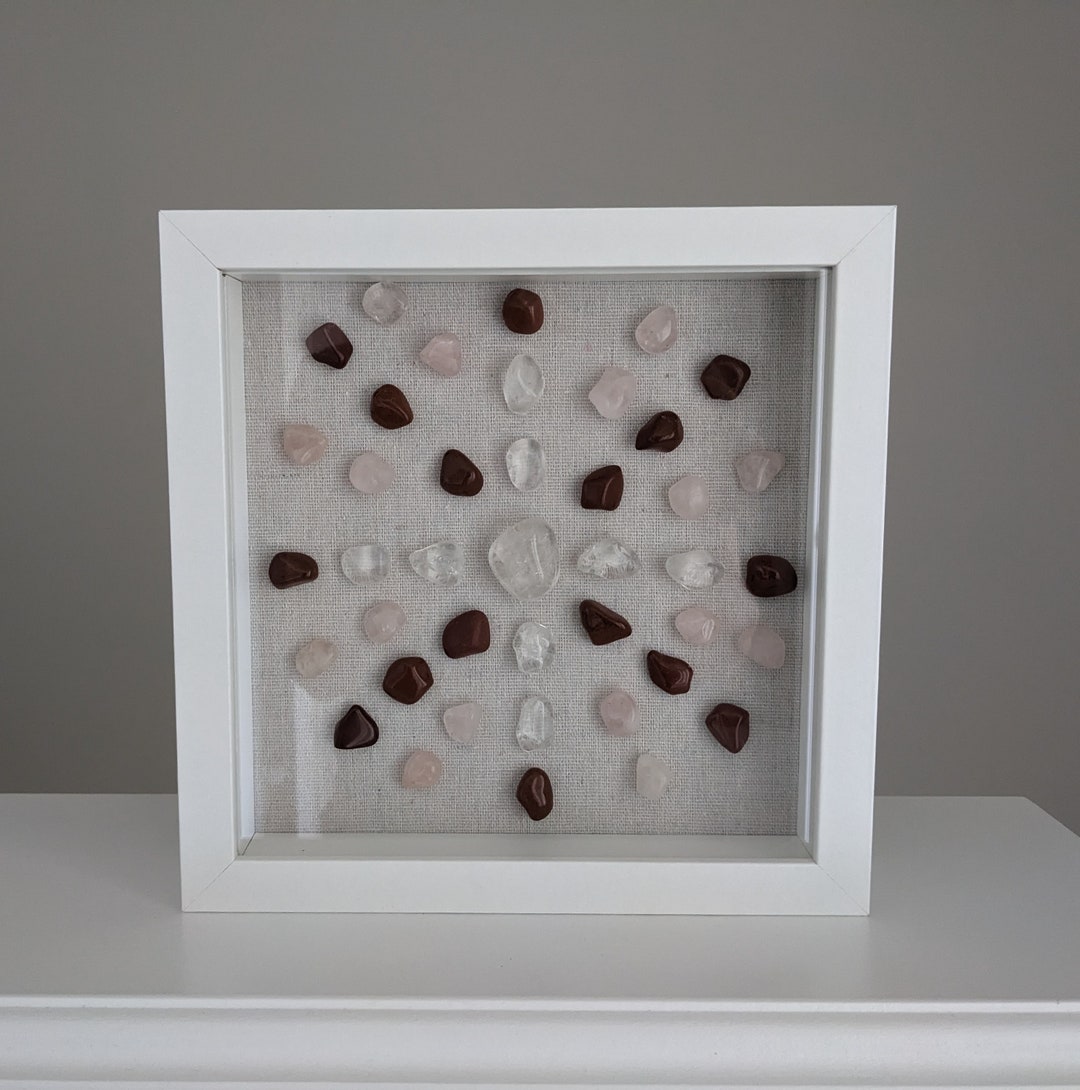 LOVE Crystal Grid Shadow Box Interior Decor - Etsy