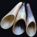 1PCS Hand-made Polished Ox Horn Skull Pure Natural Horns DIY Crafts ...