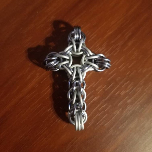 Chainmail Cross - Etsy