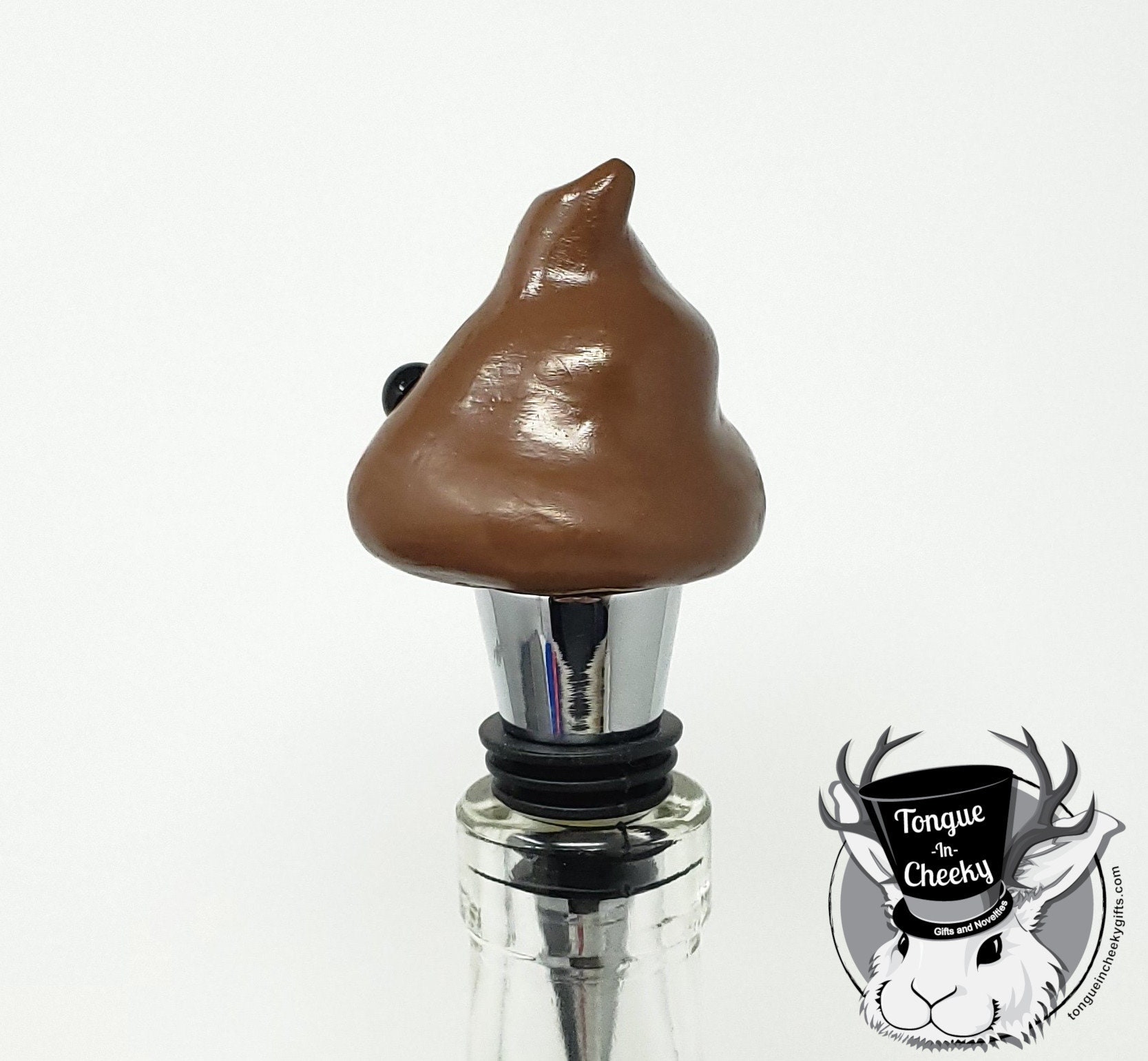 Poop Emoji Wine Bottle Stopper / World's Shittiest / Funny Stocking ...