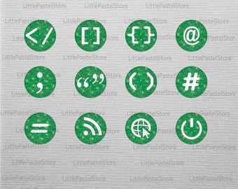 Computer Theme Cupcake Toppers, Coding Theme Party Cupcake Toppers ...