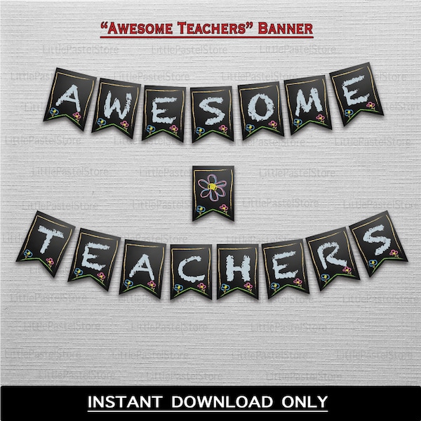 Teacher Banner - Etsy