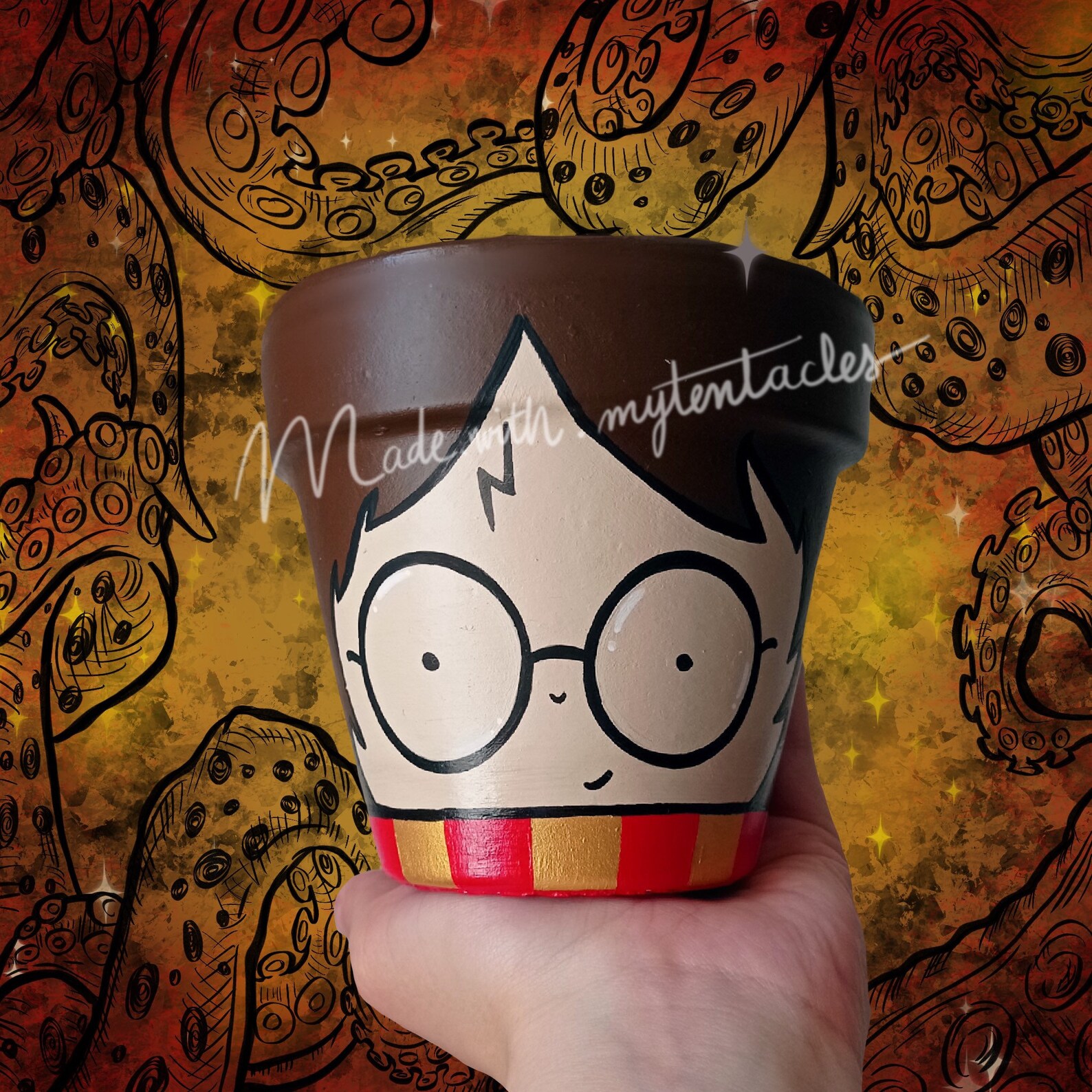 Pot de fleur dinspiration Harry Potter - Etsy France