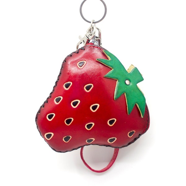 Strawberry Wallet - Etsy