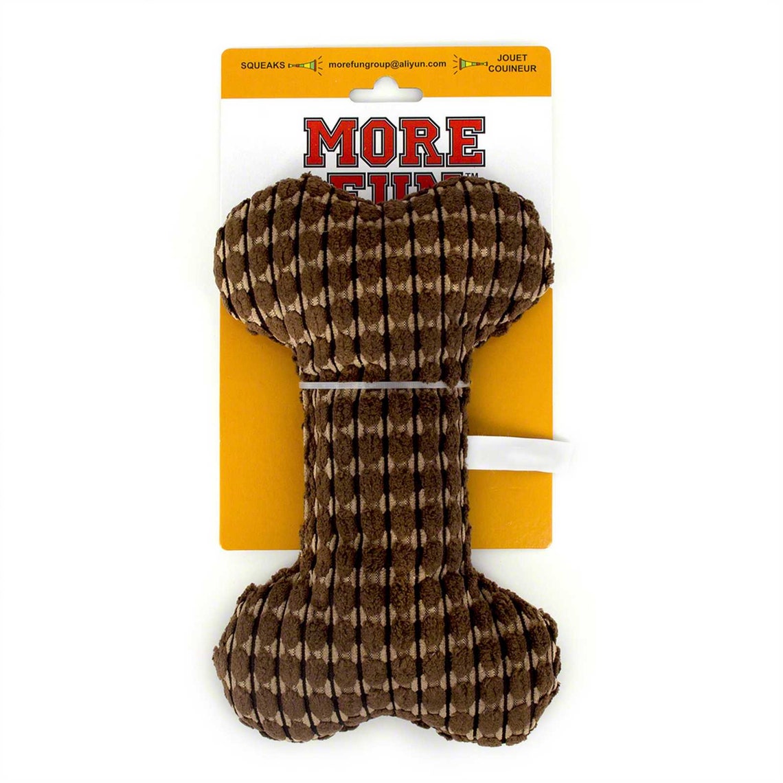 MOREFUN New Hot Corduroy Dog Bone Shaped Dog Toy With Squeaker | Etsy