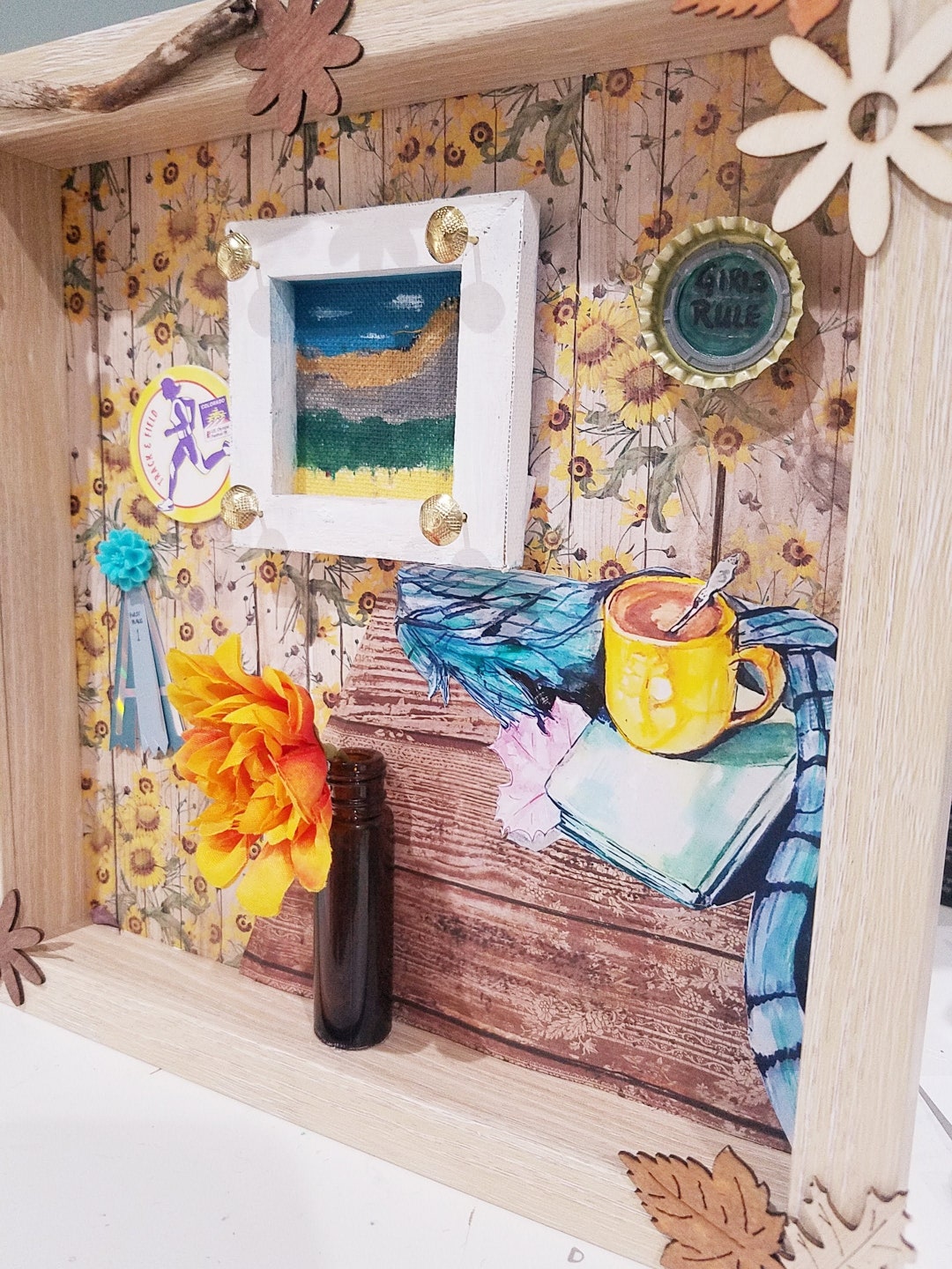 Girls Rule Shadow Box - Etsy