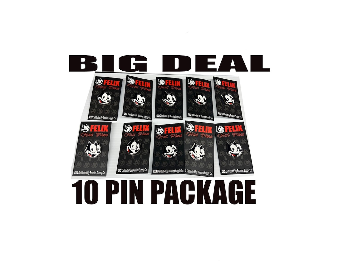 10 Piece Felix Hat Pins - Etsy