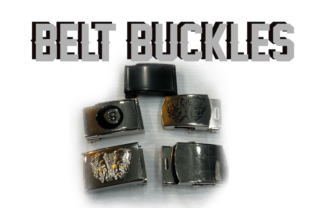 Smile Now Cry Later Chrome Eight Ball Military Belt Buckles - Etsy