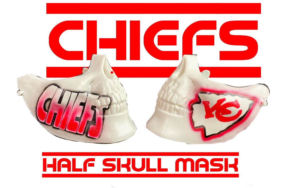 Kansas City Half Skull Mask - Etsy