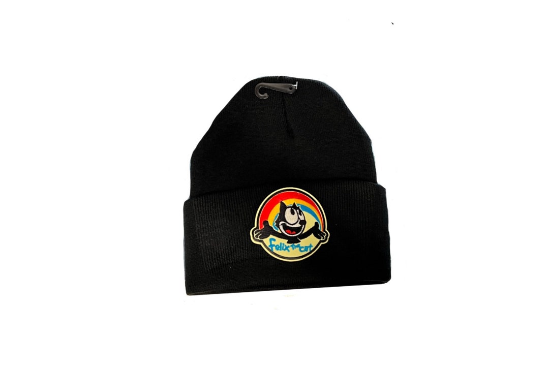 Rainbow Felix, the Cat Winter Beanie - Etsy