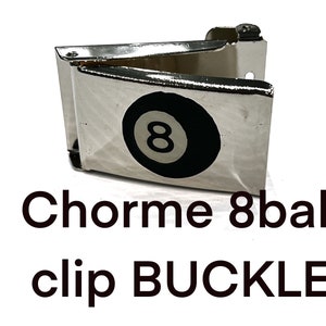 Smile Now Cry Later Chrome Eight Ball Military Belt Buckles - Etsy