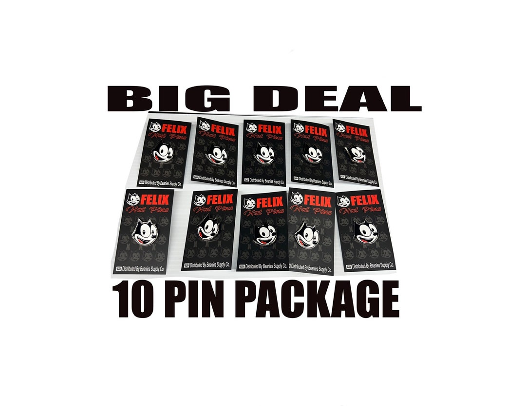 10 Piece, Felix Hat Pins - Etsy