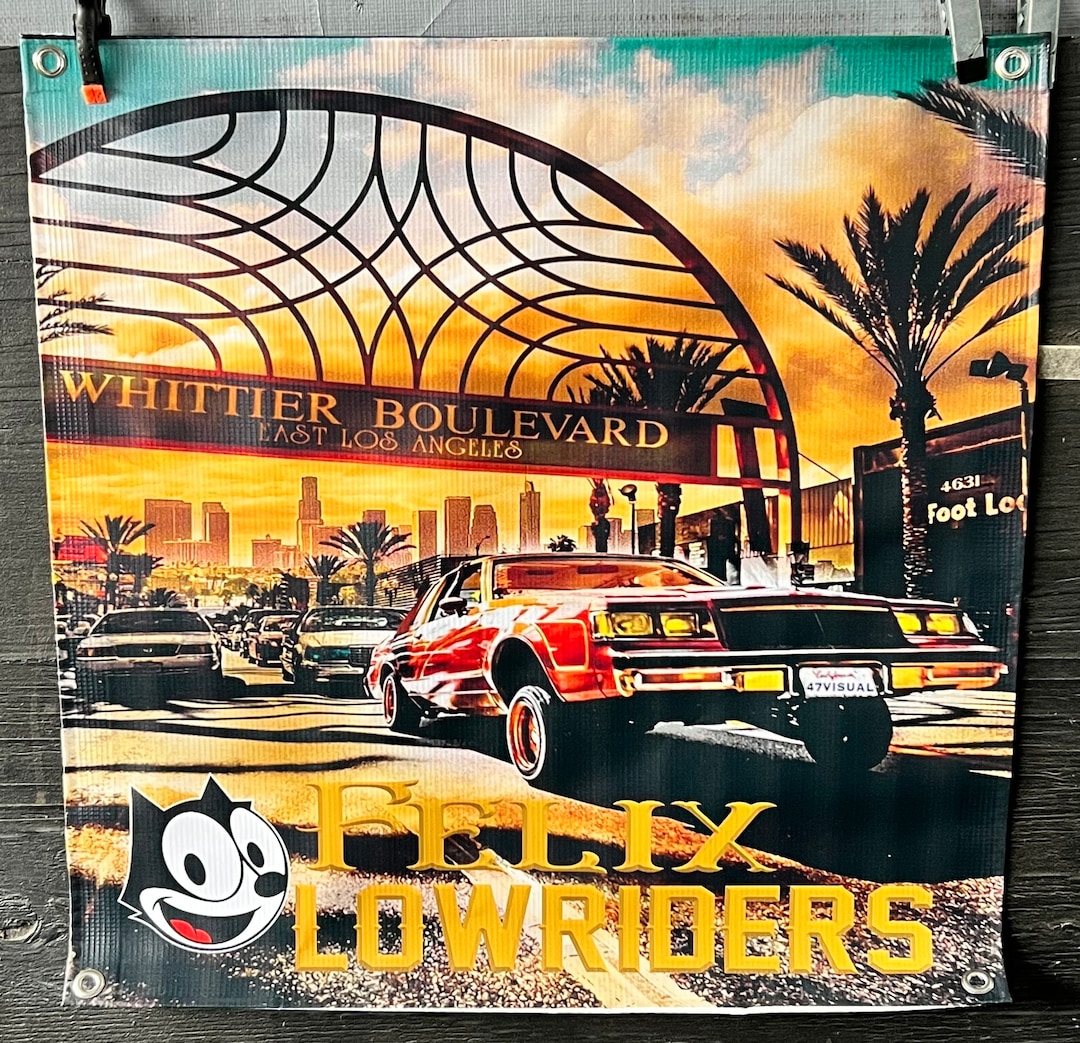 2x2 Felix the Cat Lowrider Banner - Etsy