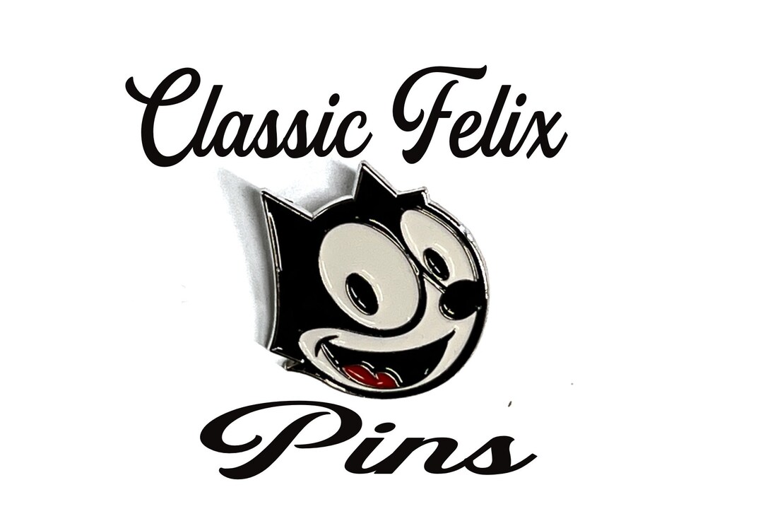 Classic Felix, the Cat Pin - Etsy