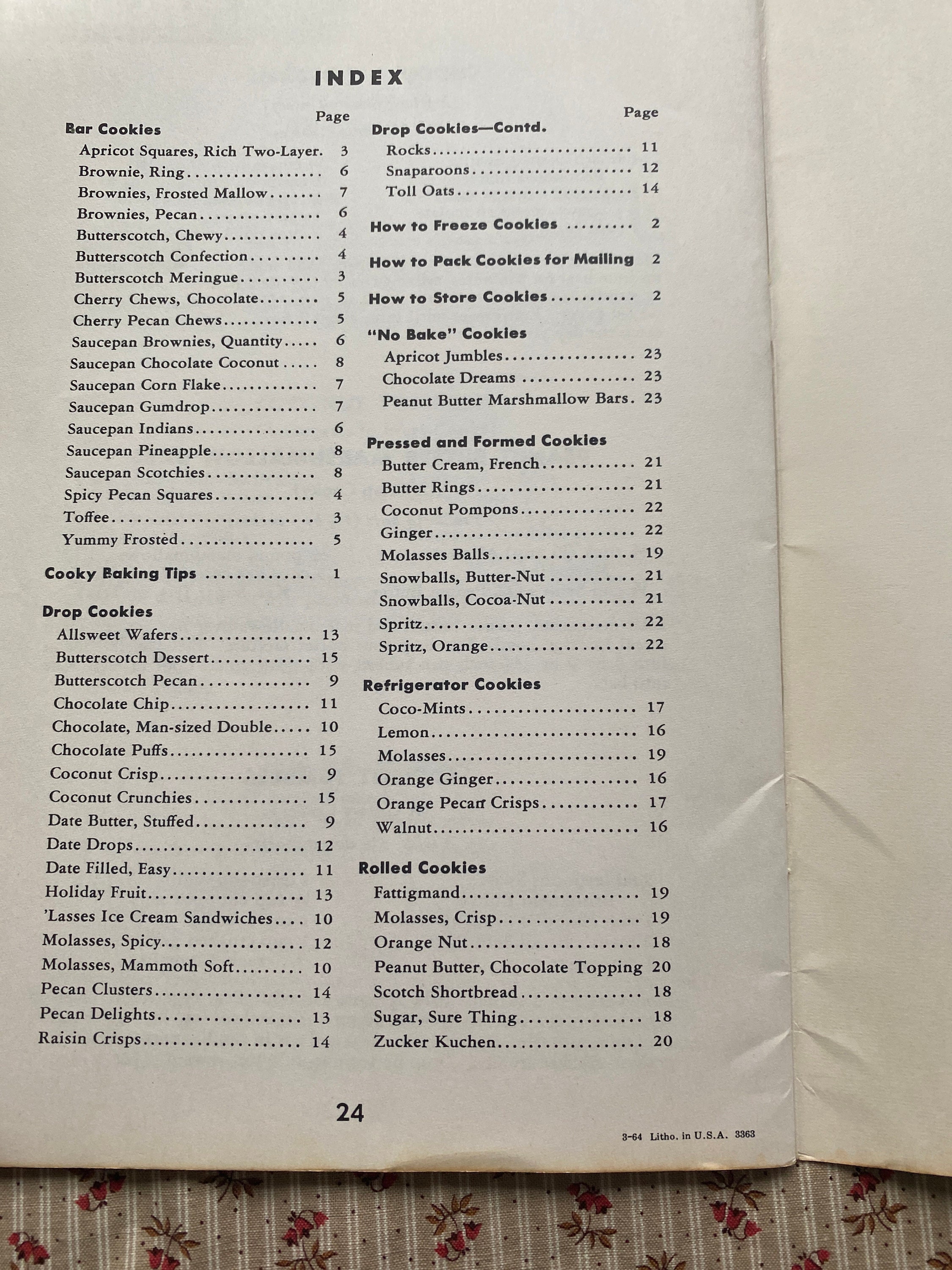 Martha Logan - Our Best Cooky Recipes Booklet. 1960’s - Etsy