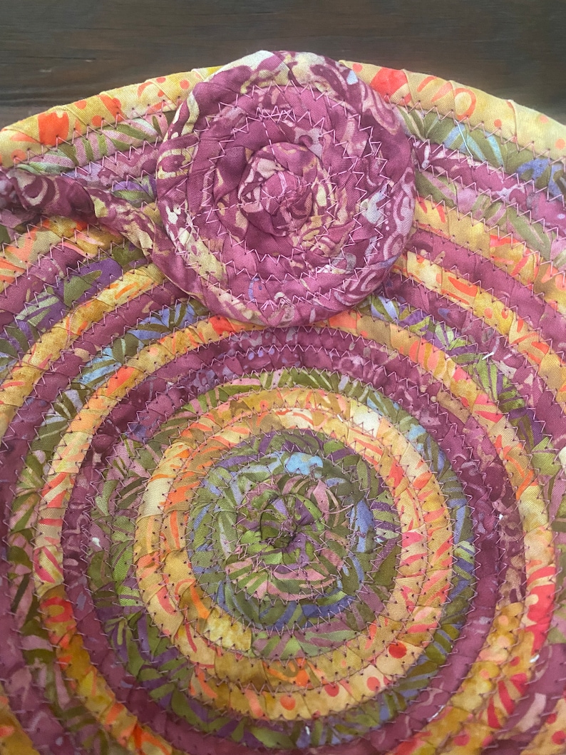 Batik Fabric Wrapped Clothesline Bowl - Etsy