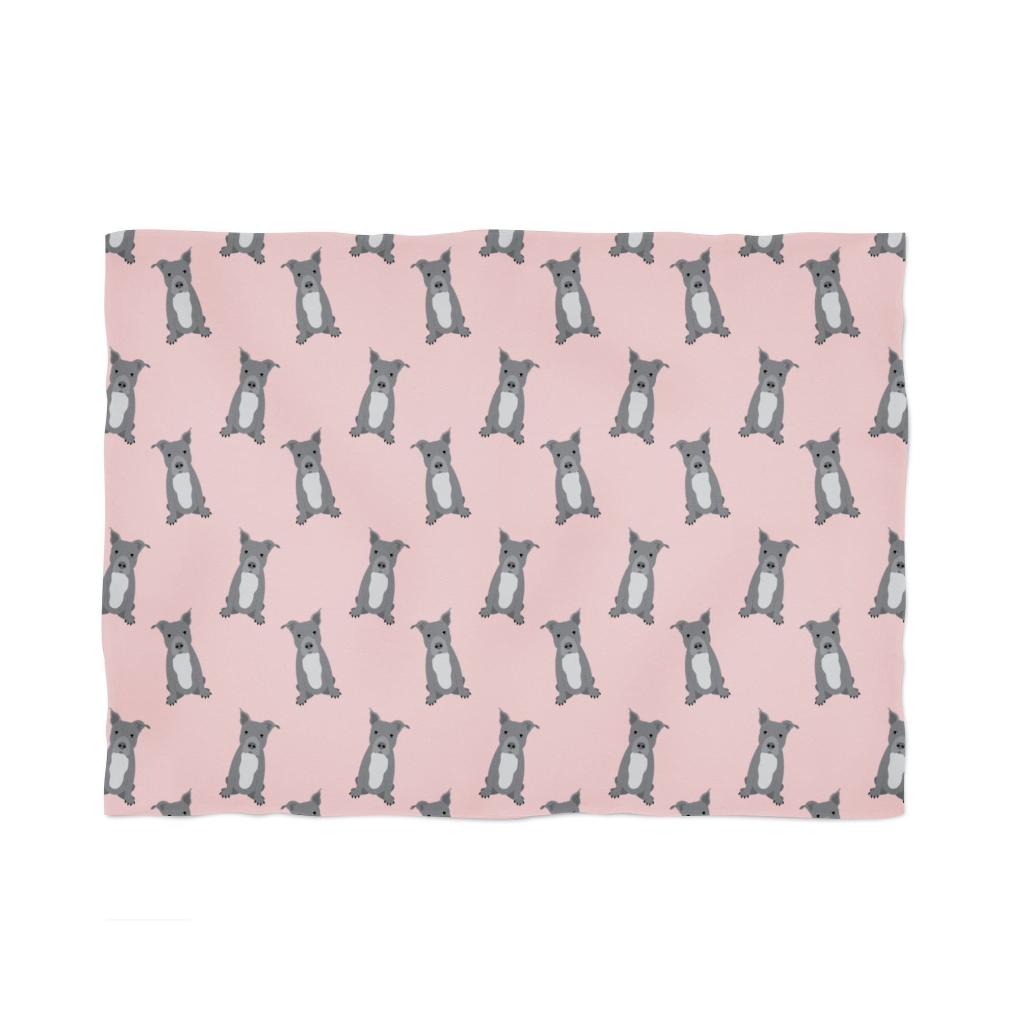 Grey Pitbull Pitty Plush Blanket- MULTIPLE COLORS - Etsy