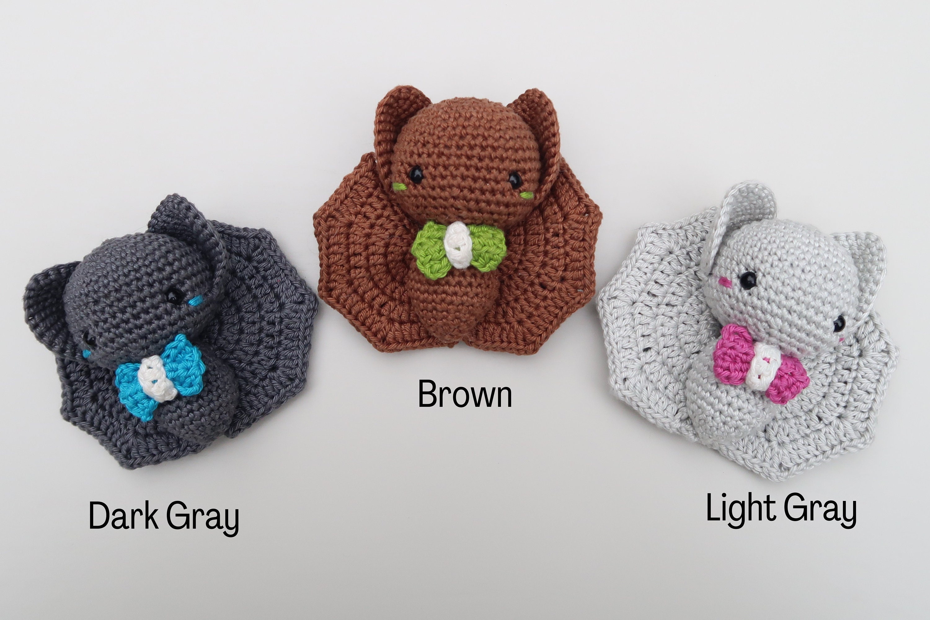 Mini Bat Crocheted Stuffie Amigurumi Bat Kawaii Halloween - Etsy