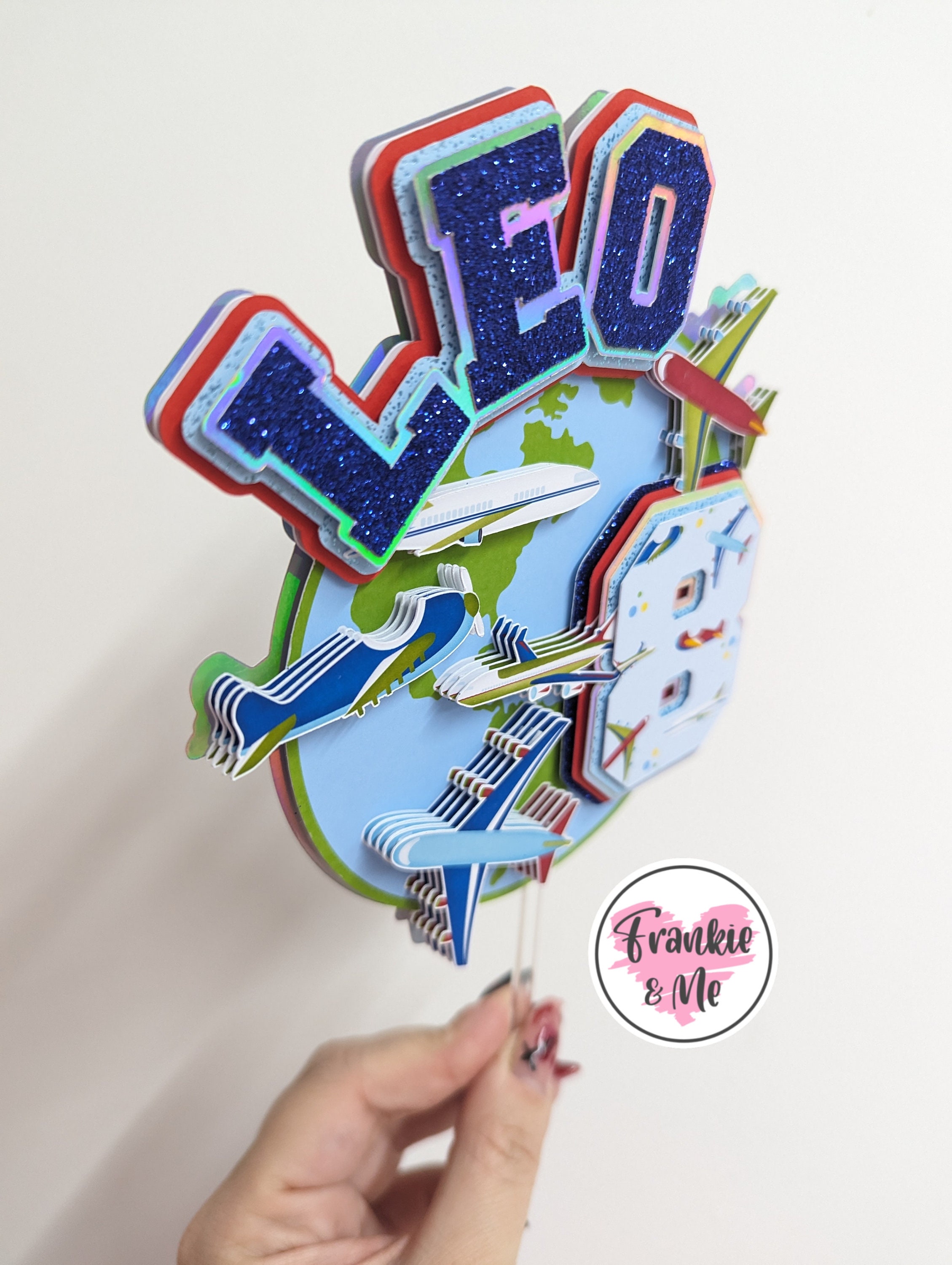 Plane Theme Cake Topper | Aeroplane Cake Topper | Flying Theme Cake ...