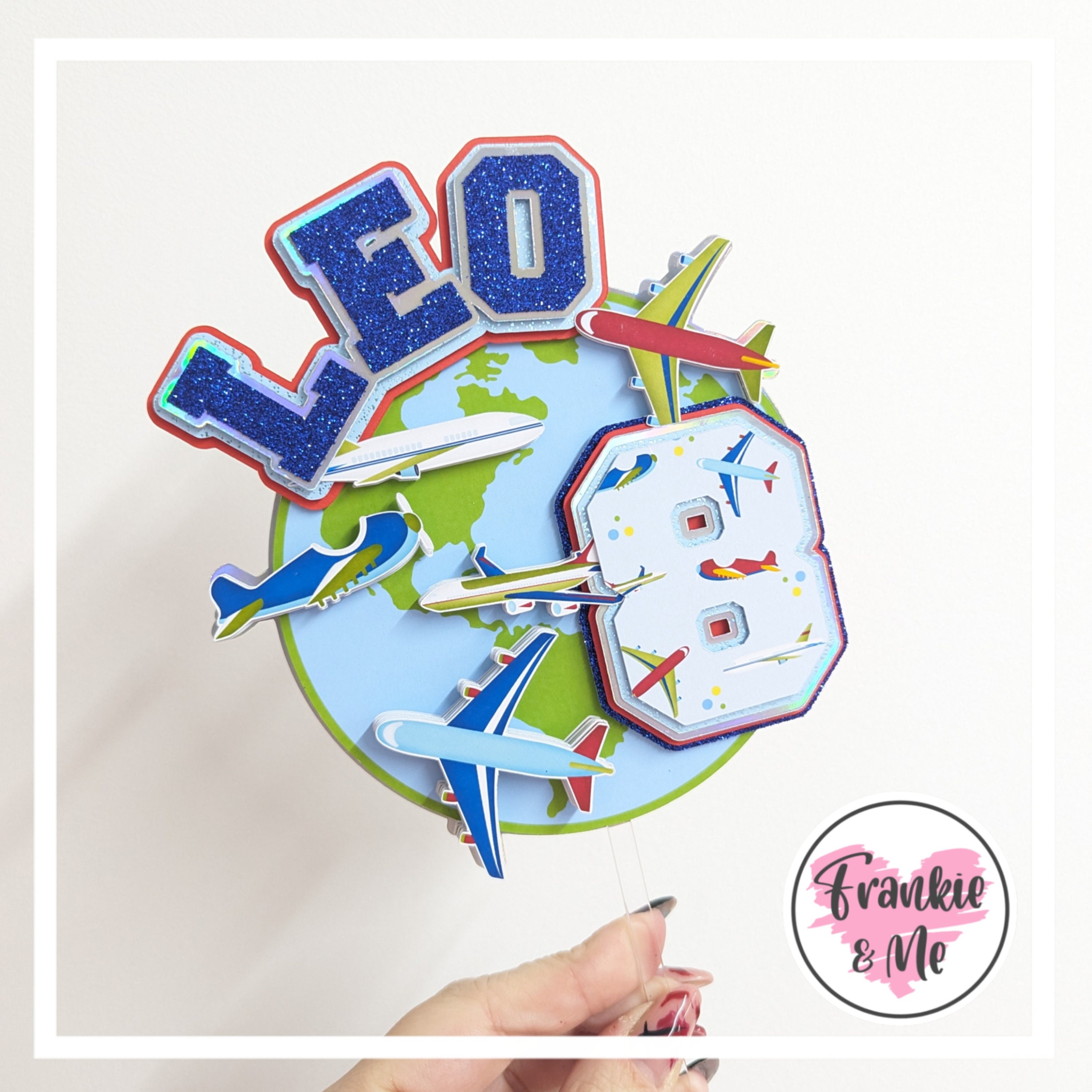 Plane Theme Cake Topper | Aeroplane Cake Topper | Flying Theme Cake ...