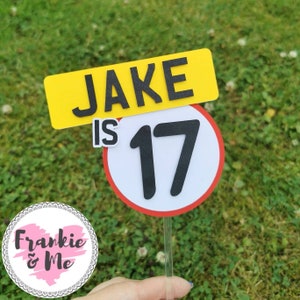 Personalised Learner Driver Cake Topper | New Driver Cake Topper | L ...