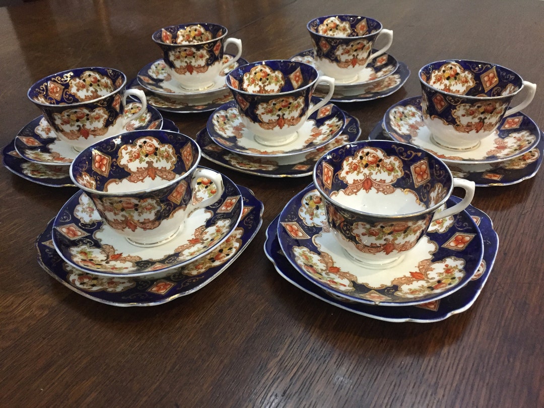 English Royal Albert Crown China Set of 1 Cup, 1 Saucer and 1 Plate ...