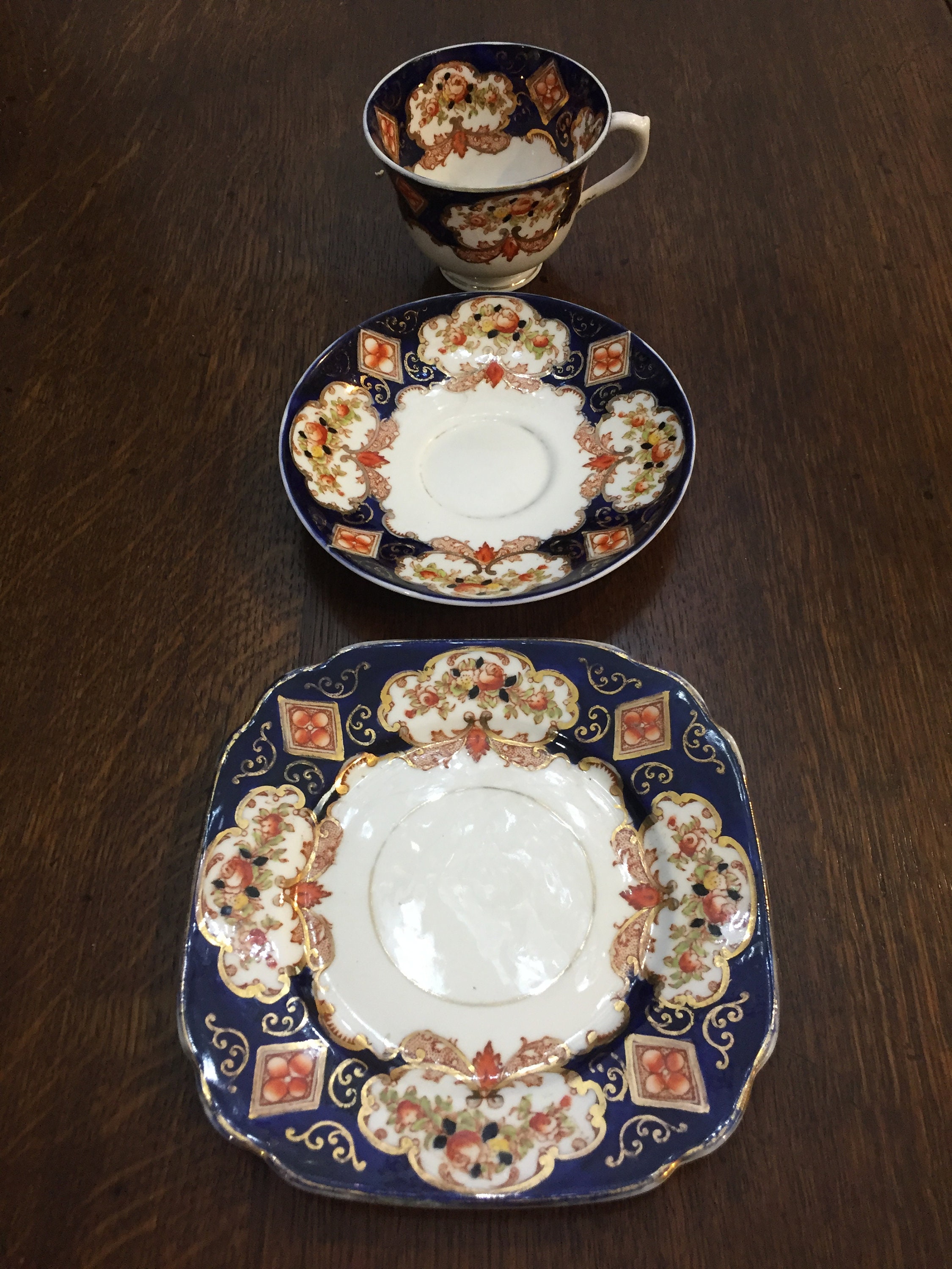 English Royal Albert Crown China Set of 1 Cup, 1 Saucer and 1 Plate ...