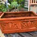 Beautiful Vintage Retro Art Deco Rectangular Terracotta Planter Flower ...