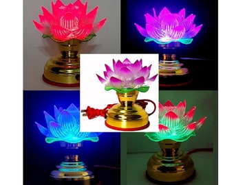 Lotus lamp | Etsy