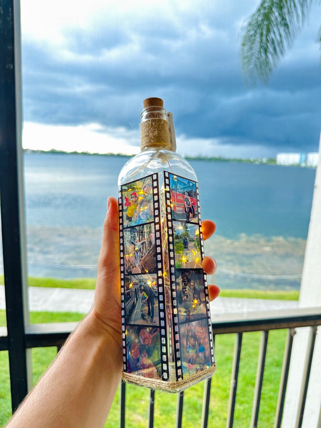 Personalized Film Strip Decorative Bottle Lamp for Birthday ...