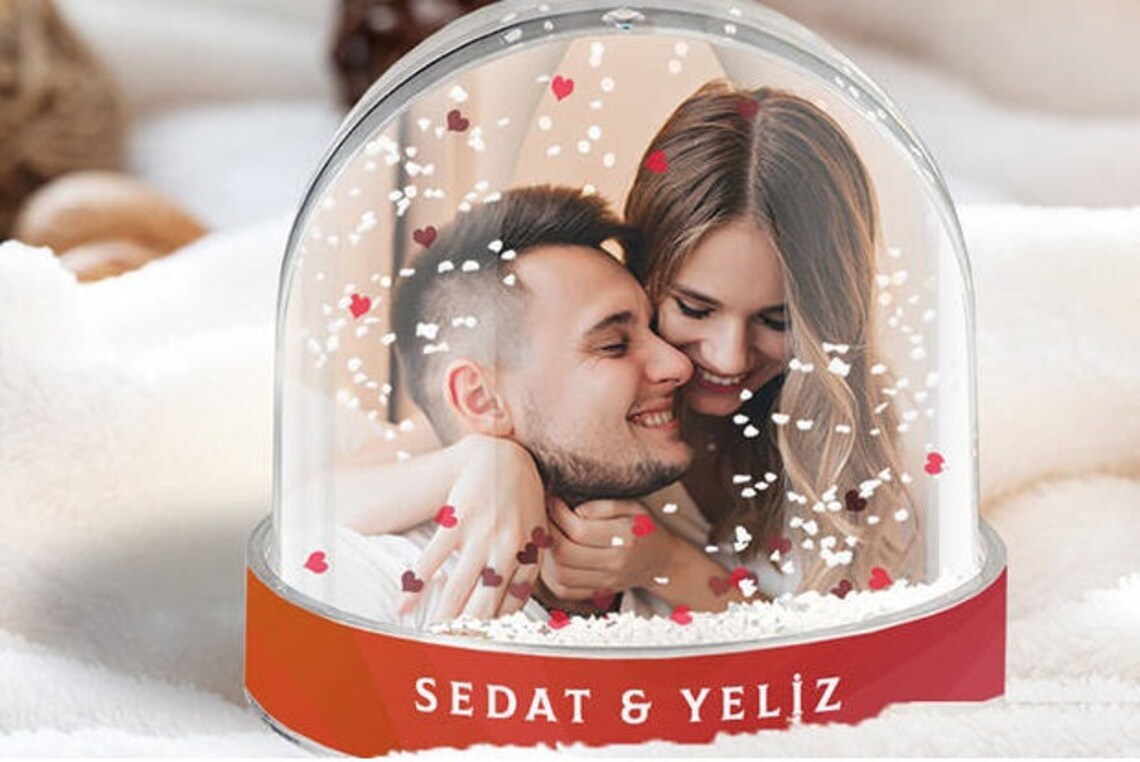 Personalized Photo Snow Globe for Birthday Anniversary Gift - Etsy