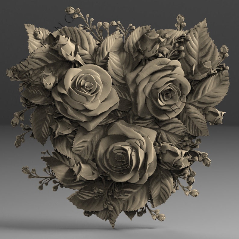 40 Pcs 3D STL Models Rose's Panels and Patterns Pano | Etsy