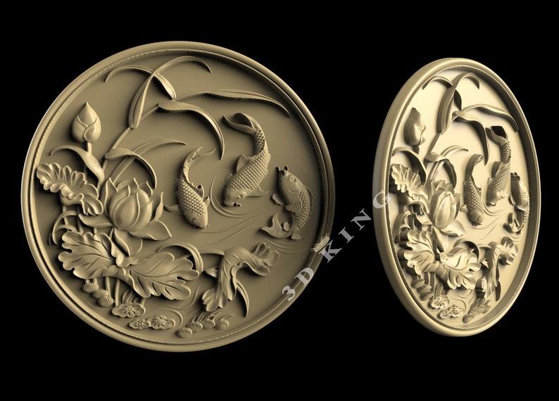 Home & Living 3D STL Models for CNC Router Aspire Carving Engraver ...