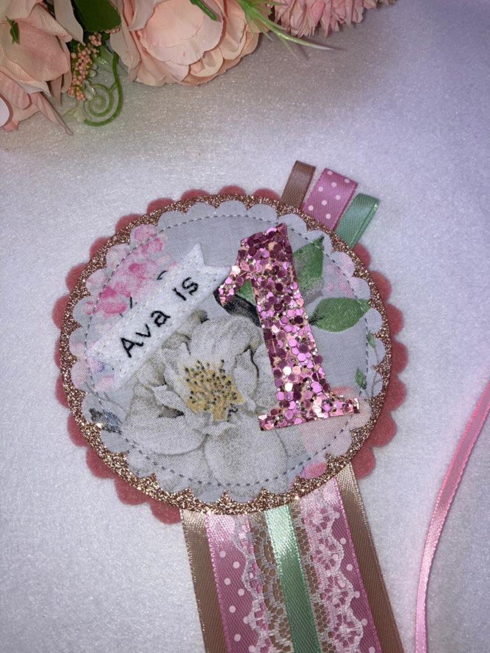 Personalised Handmade Birthday Age Badge Crown Fairy Wand - Etsy