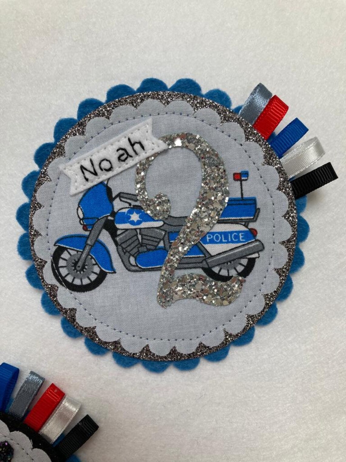 Personalised Handmade Birthday Age Badge Police Badge Boys | Etsy