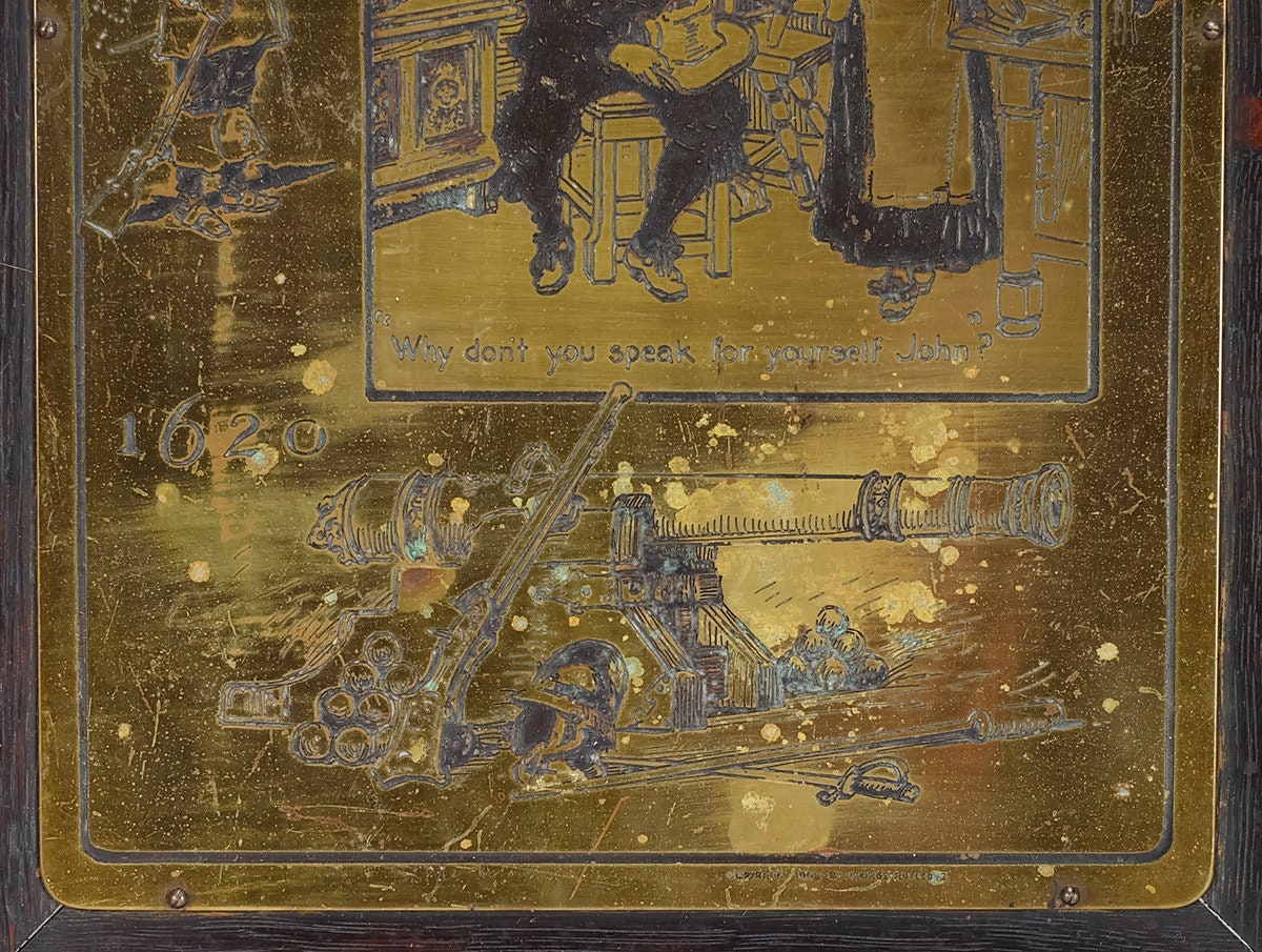 1903 George Rutledge Antique Arts & Crafts Motto Plaque Miles - Etsy