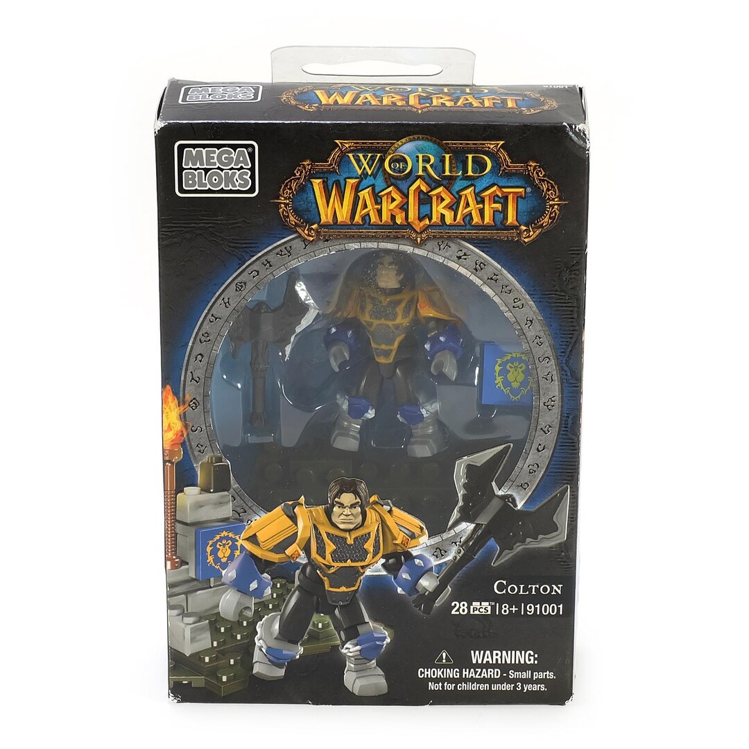 2012 World of Warcraft Colton Toy Action Figure Mega Bloks, MIP, Sealed ...
