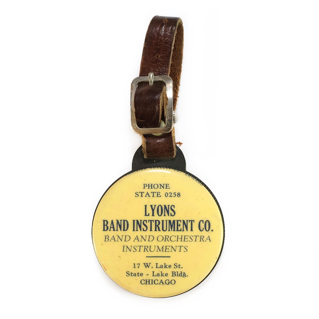 1940s Lyons Band Instrument Co. Chicago Advertising Vintage Pocket ...