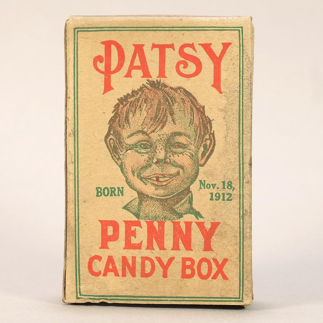 Rare 1912 Patsy Advertising Miniature Antique Penny Candy Box - Etsy