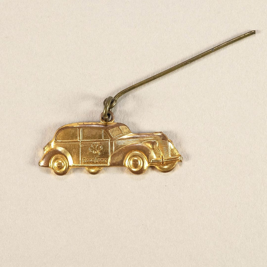 1930s-40s Roi-tan Cigars Good Luck Automobile Advertising Vintage Stick ...