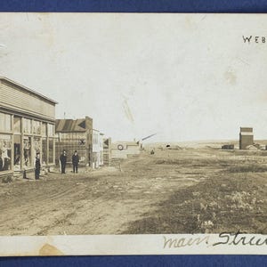 Rare Webb Saskatchewan Canada Antique Real Photo Post Card RPPC Very ...