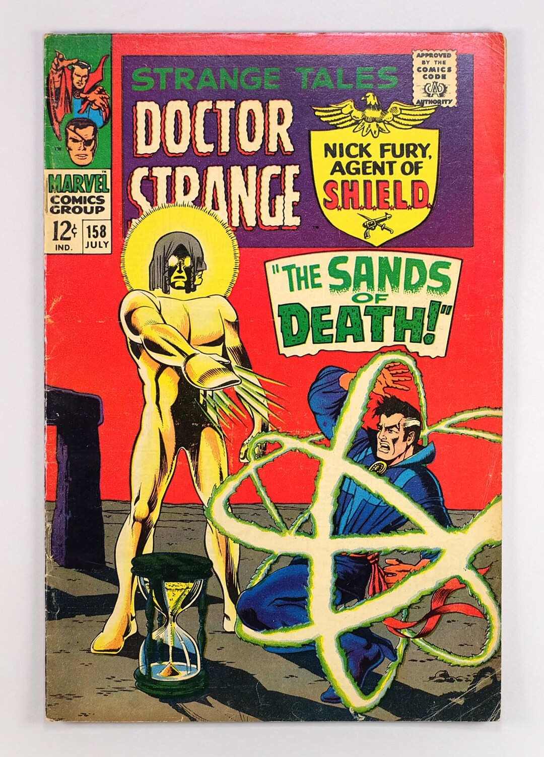 1967 Doctor Strange Marvel Comic Book No. 158 1st Appearance of Living ...