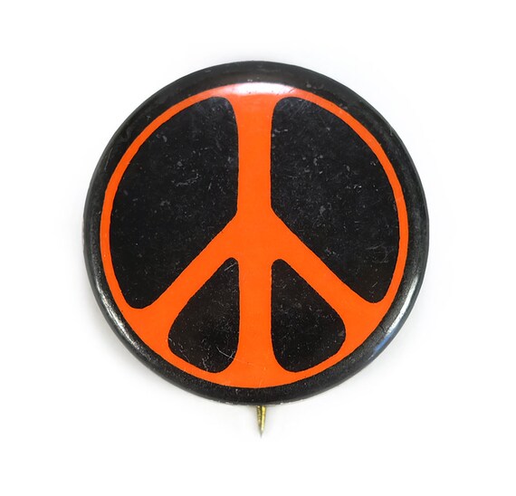 Sixties Original Hippie Button Round Peg I Don't Fit … - Gem