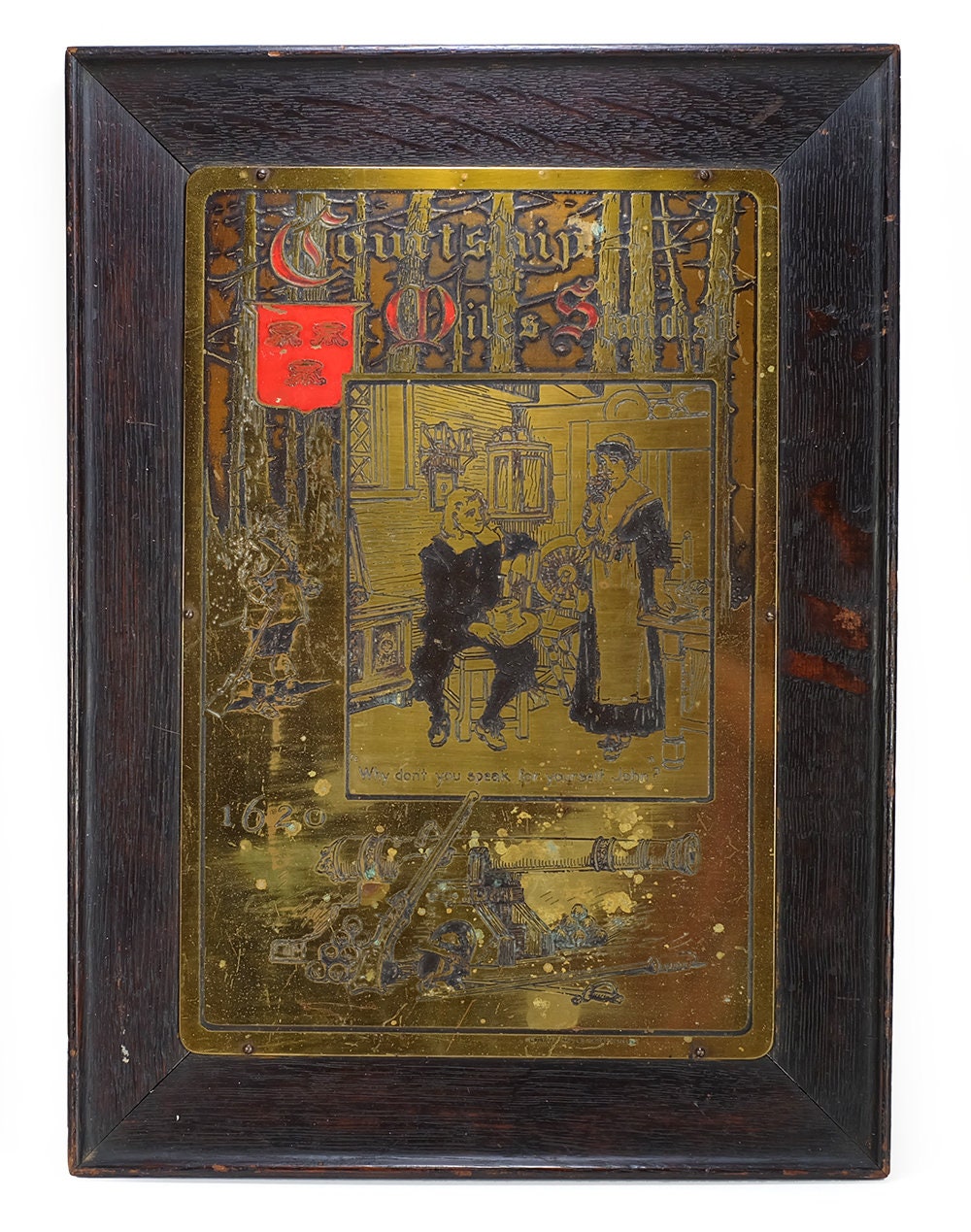 1903 George Rutledge Antique Arts & Crafts Motto Plaque Miles - Etsy