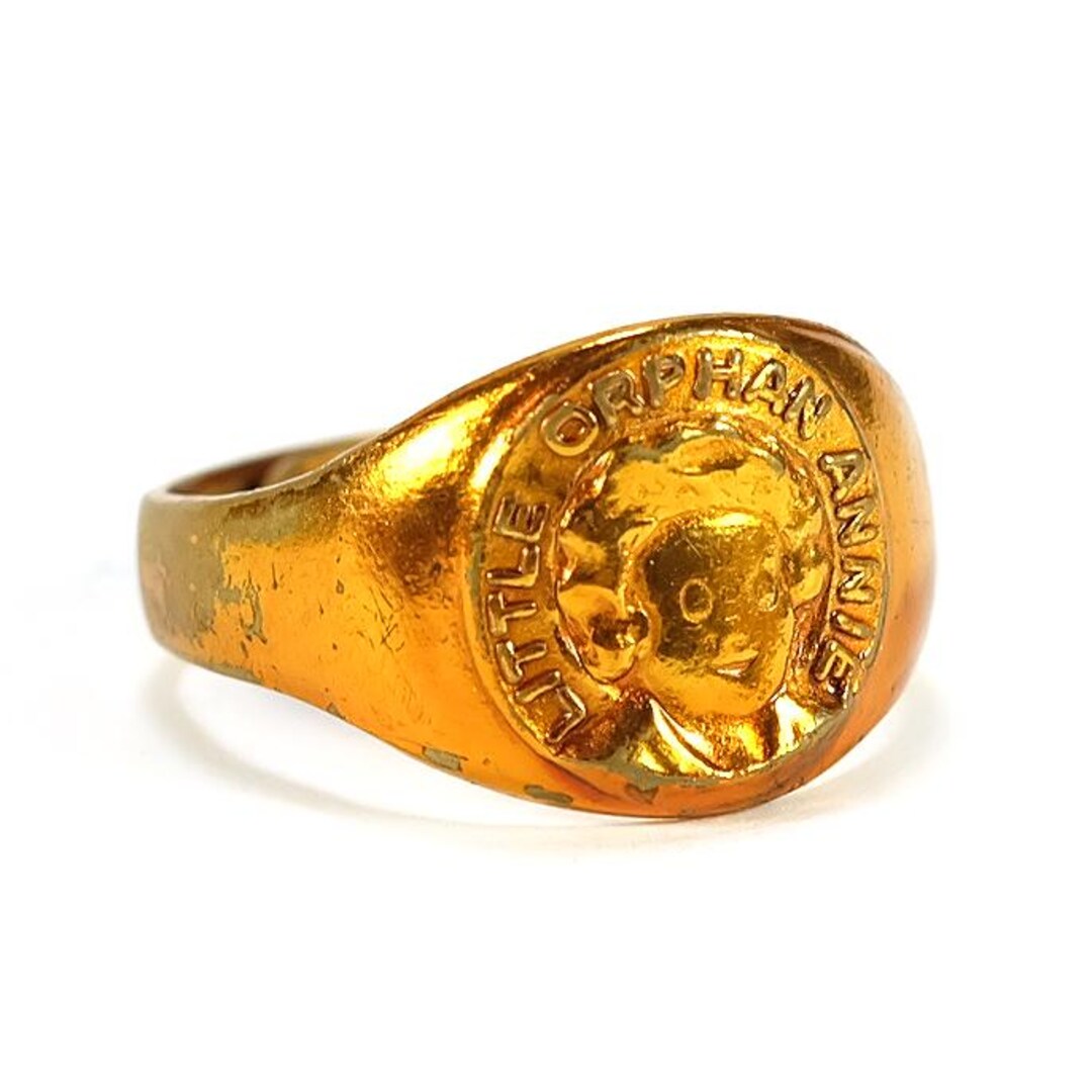 Little Orphan Annie Face Ring 1930s Vintage Radio Premium Toy - Etsy