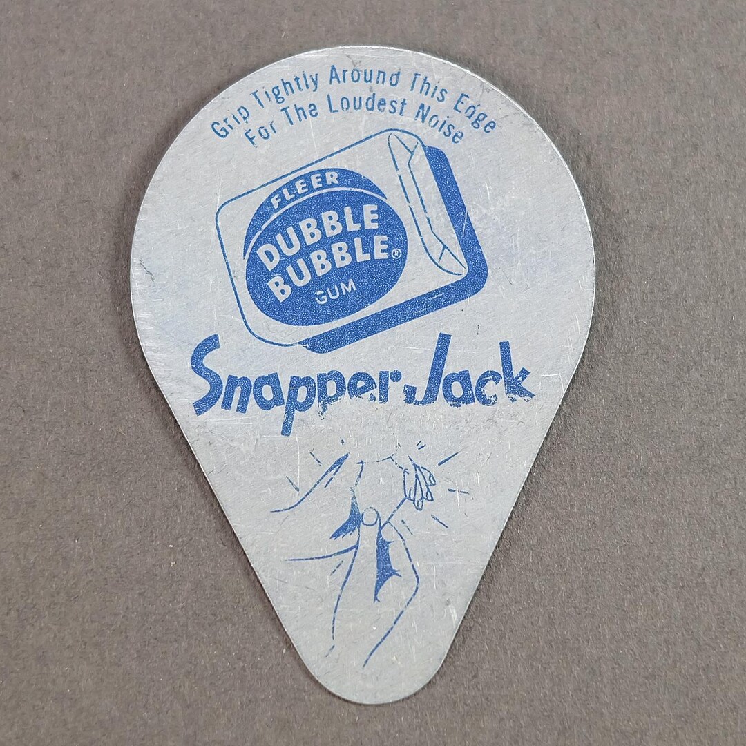 Vintage Fleer Dubble Bubble Chewing Gum Snapper Jack Premium Clicker ...